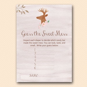 Sweet Mess, Guess the Sweet Mess, Dirty Diaper, Chocolate Bar Game ...