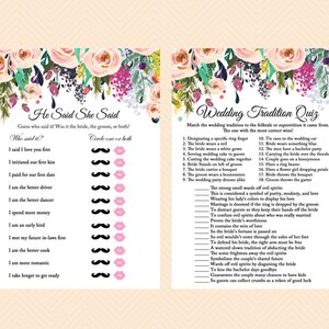Pink Blush Bridal Shower Game, Pink Floral Bridal Shower Activities ...