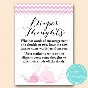 Diaper Thoughts Late Night Diapers Words for Wee Hours Pink | Etsy