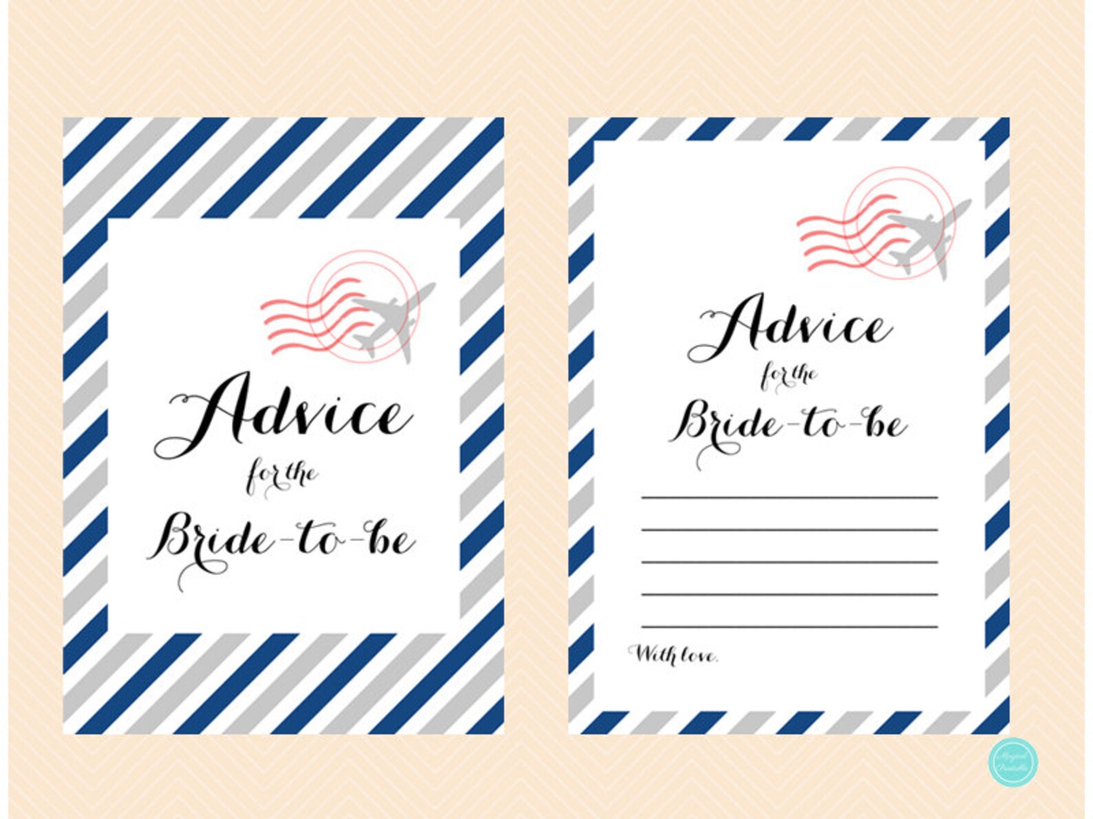 Travel Bridal Shower Games Package Instant Download What Did Etsy