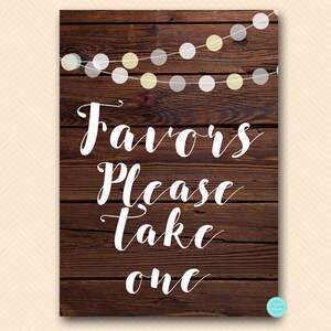 Rustic Wooden Background Table Signs, Wooden Bridal Shower Signs ...