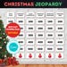 Editable Christmas Jeopardy Game, PDF, Family Christmas Game, Family ...