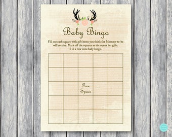 Baby Shower Games Bundle oh Deer Theme: 6 - Etsy