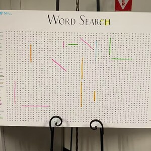Custom Word Search, Wedding Word Search, Printable Engagement Word ...