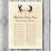 Deer Baby Shower Games, ABC Baby Item Game, A to Z Baby Item Game ...
