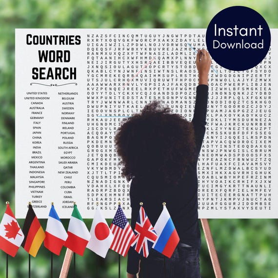 Geography Word Searches