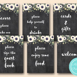 Outdoor Garden Printable Signs Cards Gifts Welcome Favors | Etsy
