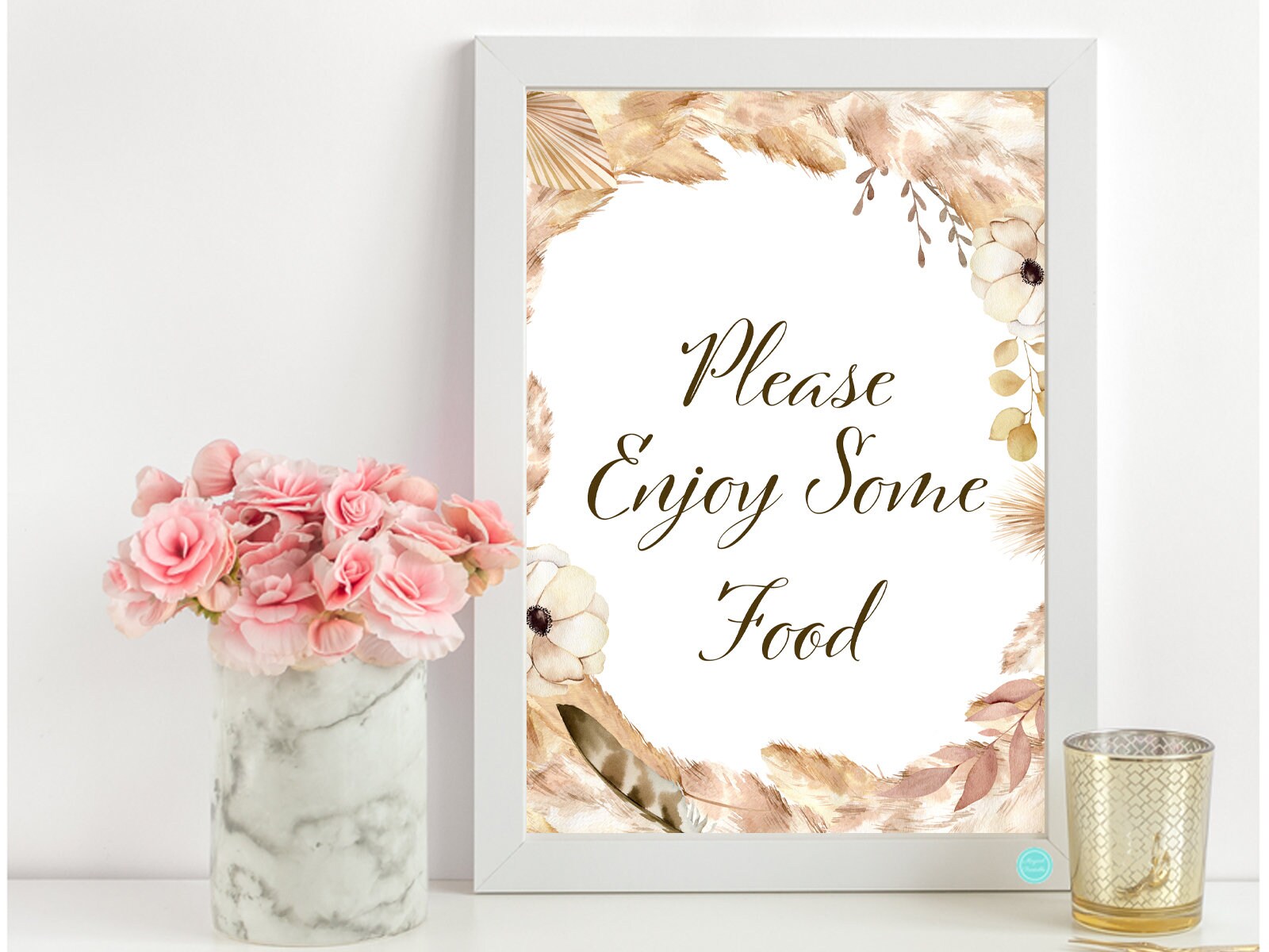 Boho Bridal Shower Table Signs Bohemian Baby Shower Signs - Etsy Canada