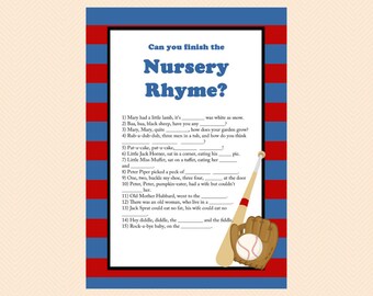 Sports nursery rhyme | Etsy