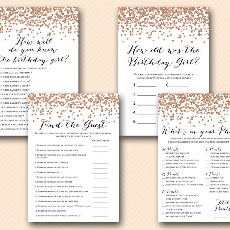 Gold Birthday Party - Etsy