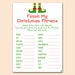 Christmas Phrase Game, Finish the Christmas Phrase, Christmas Family ...