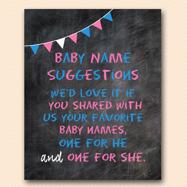 Name Suggestion Sign - Etsy