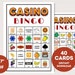 100x 60th Birthday Bingo Cards, Printable 60th Birthday Bingo, Gold Birthday Party Bingo, Fun ...