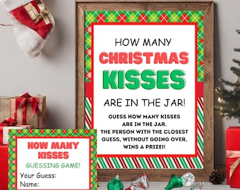 Christmas Candy Guessing Game, Guess How Many Candies in Jar, How Many ...