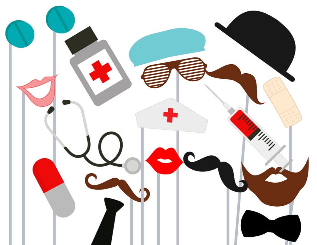 Print Yourself Doctor, Nurse Photo Booth Party Props - Etsy