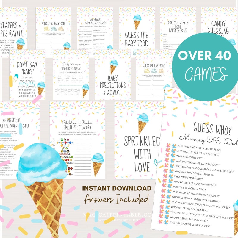 Ice Cream Baby Shower - Etsy