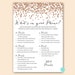 Rose Gold Birthday Party Games Who Knows the Birthday Girl - Etsy