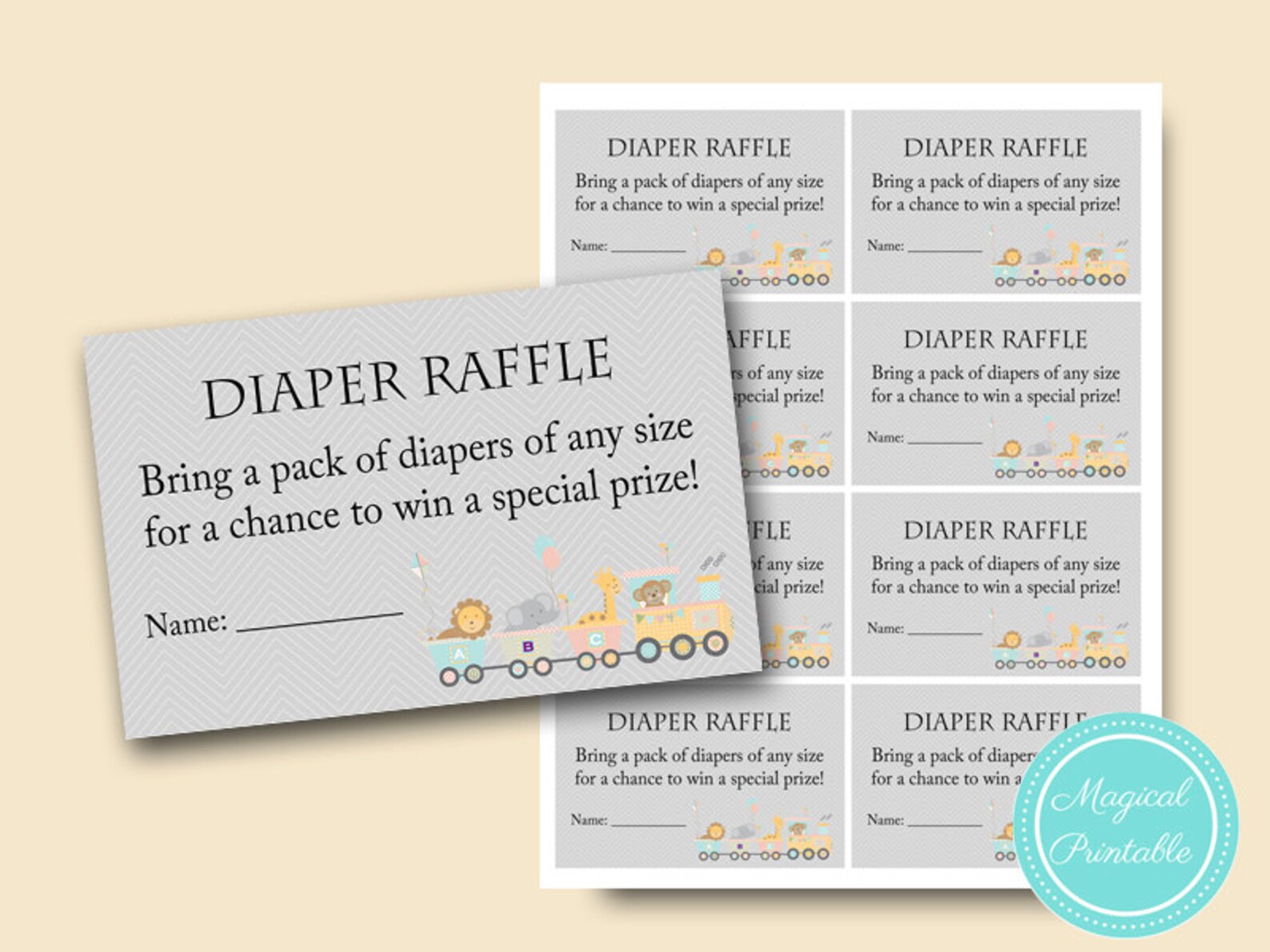 Diaper Raffle Diaper Raffle Insert Diaper Raffle Boy Diaper | Etsy