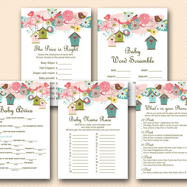 Bird Baby Shower - Etsy