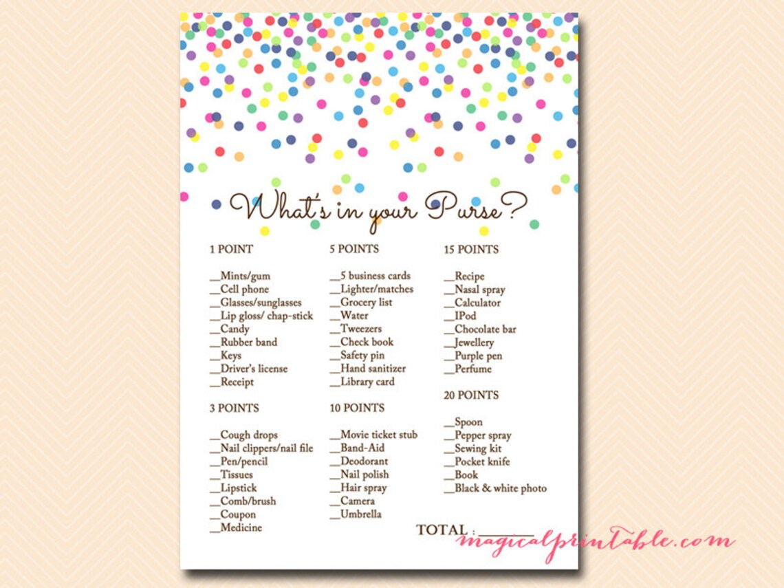 Printable Baby Sprinkle Games, Instant Download, Rainbow Confetti Baby ...