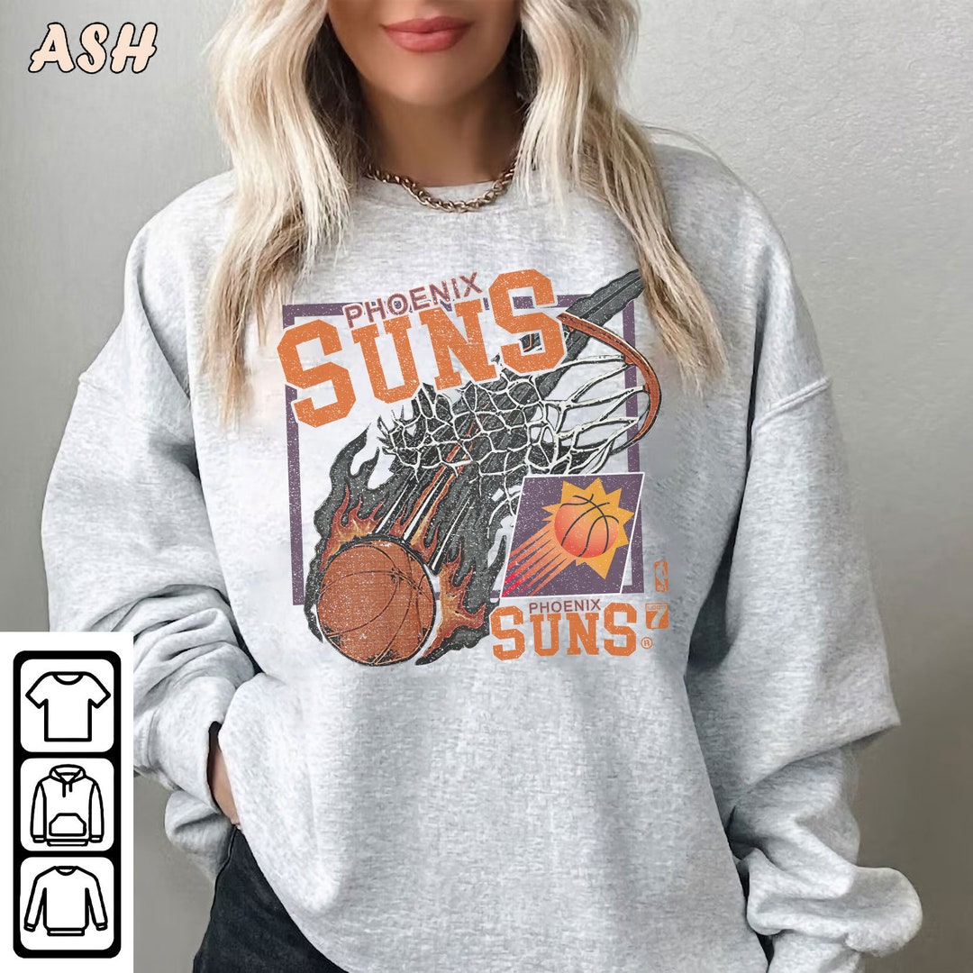 Retro Vintage Phoenix Basketball Crewneck Sweatshirt, 90s Phoenix ...