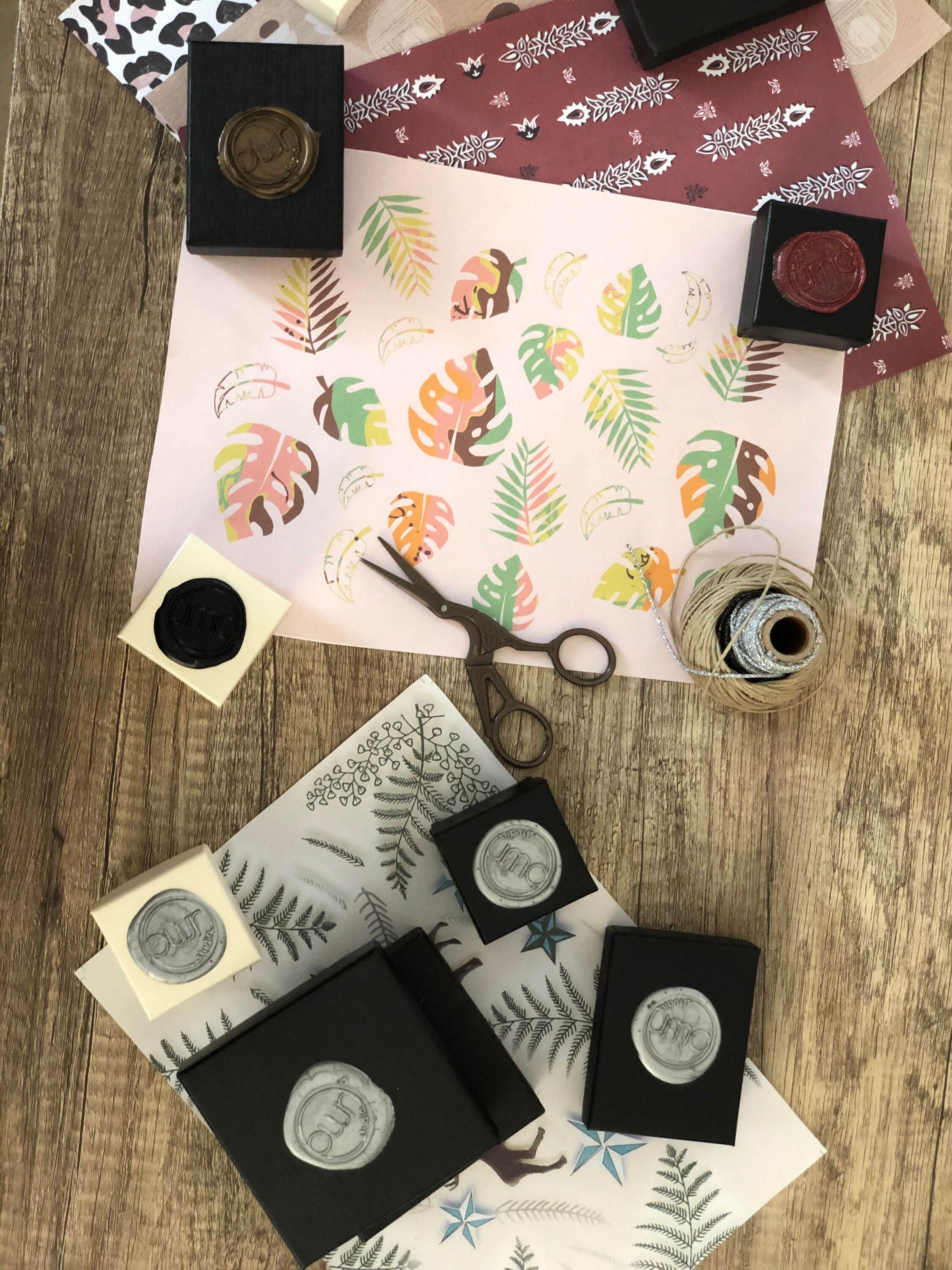 Modern Gift Wrap A3 A4 Wrapping Paper Set Unique Birthday - Etsy