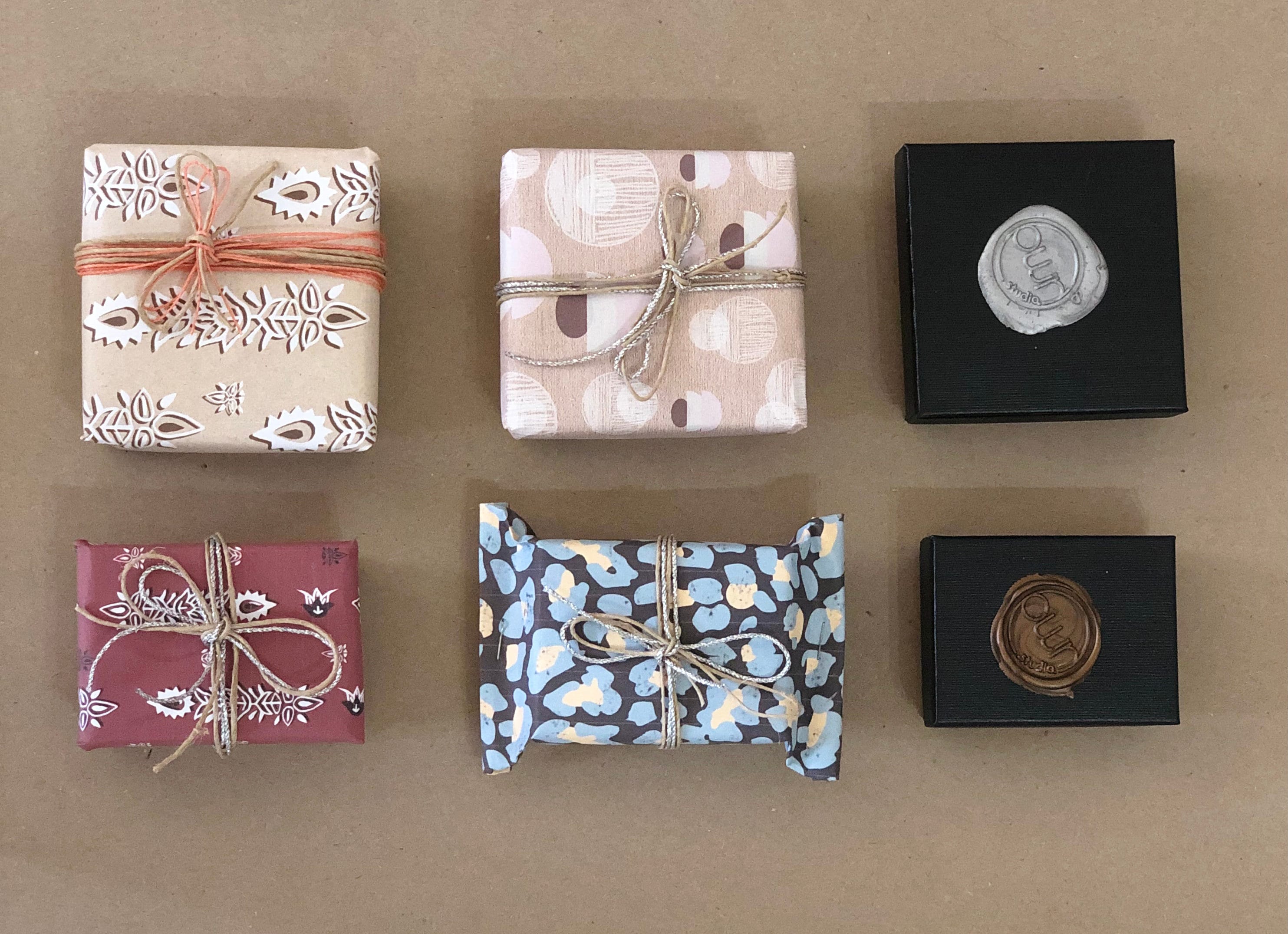 Modern Gift Wrap A3 A4 Wrapping Paper Set Unique Birthday - Etsy