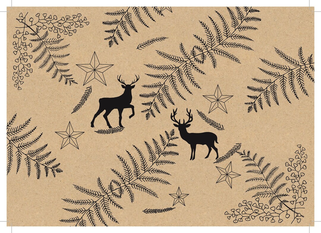 Instant Download Christmas Gift Wrap Trending Now, Printable Graphic ...