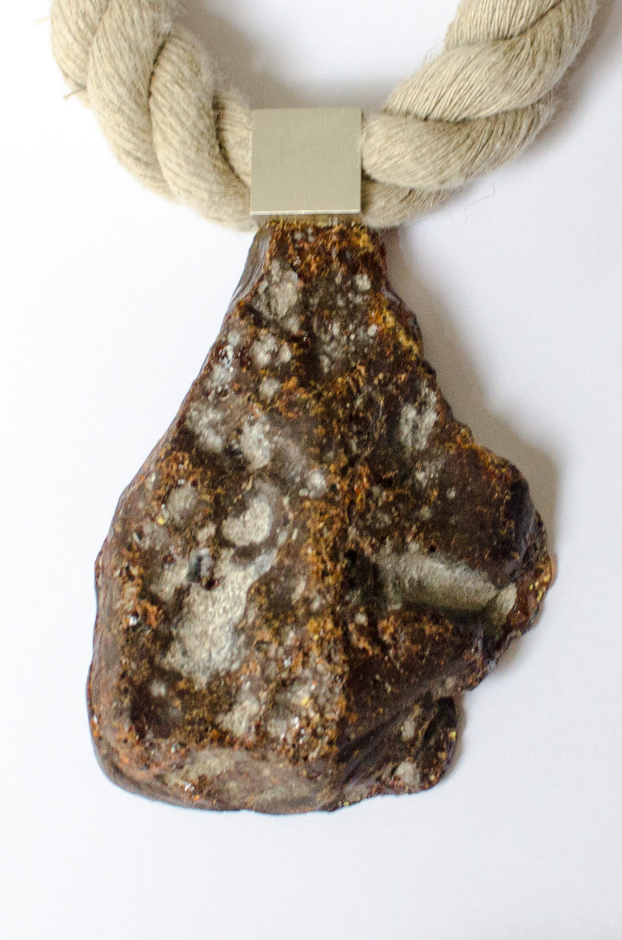 MEGA Amber Pendant Sterling Silver 925 COGNAC GOLD Unisex With - Etsy