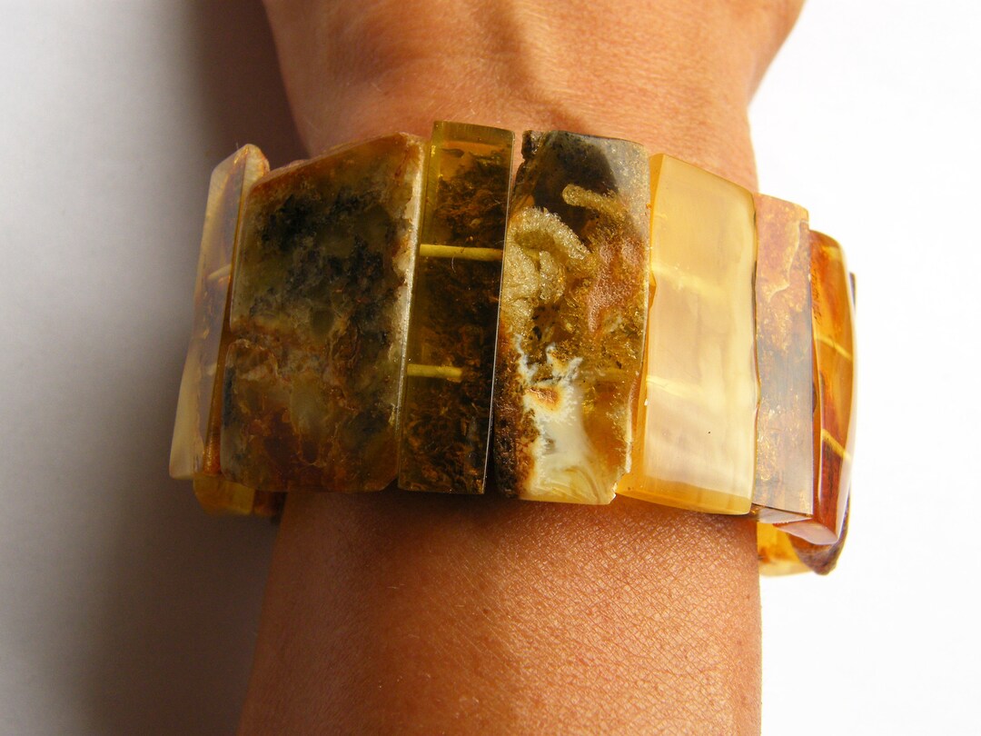 Amber Bracelet, BUTTERSCOTCH, Egg, Genuine Amberstone, Gift for She ...