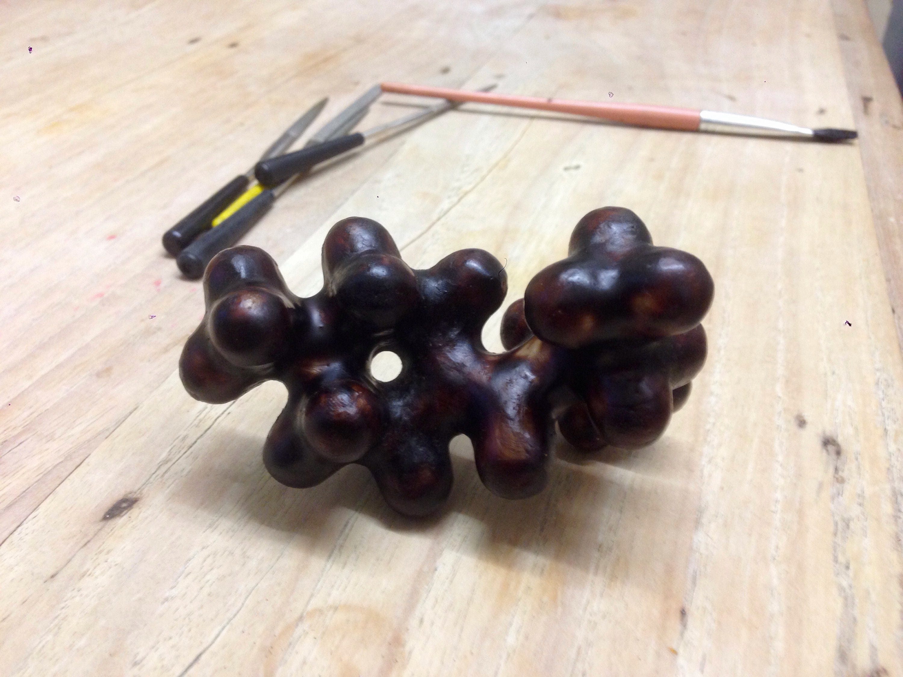 Bronze Molecule Sculpture - Etsy