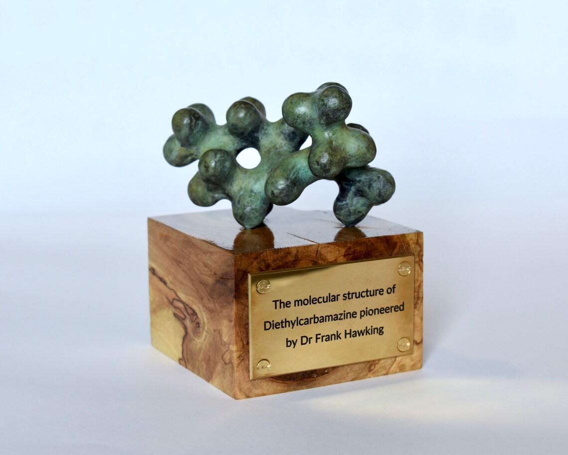 Bronze Molecule Sculpture | Etsy