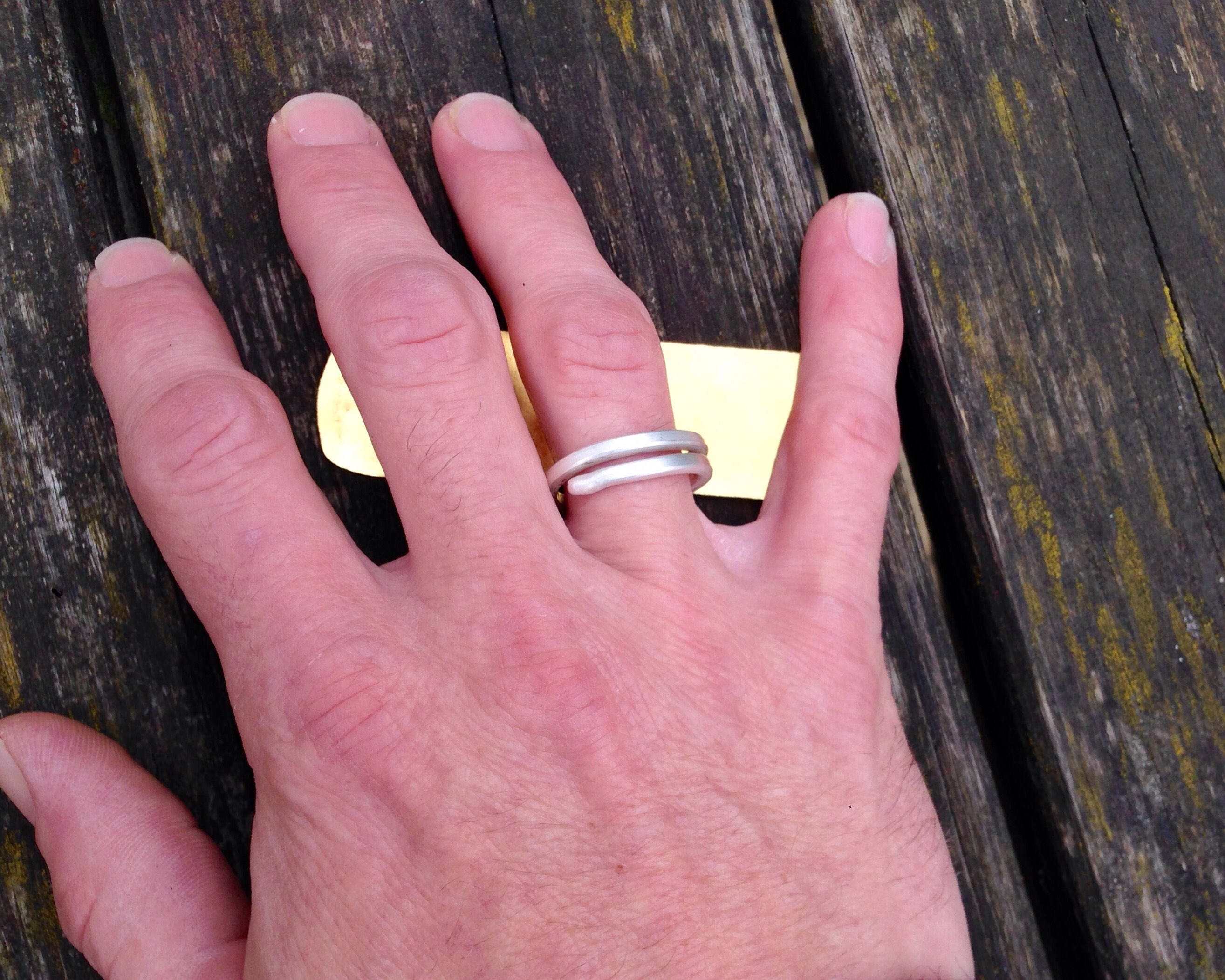 Ring Money // Viking, Celtic Scandinavian // Silver Ingot Ring // Proto ...