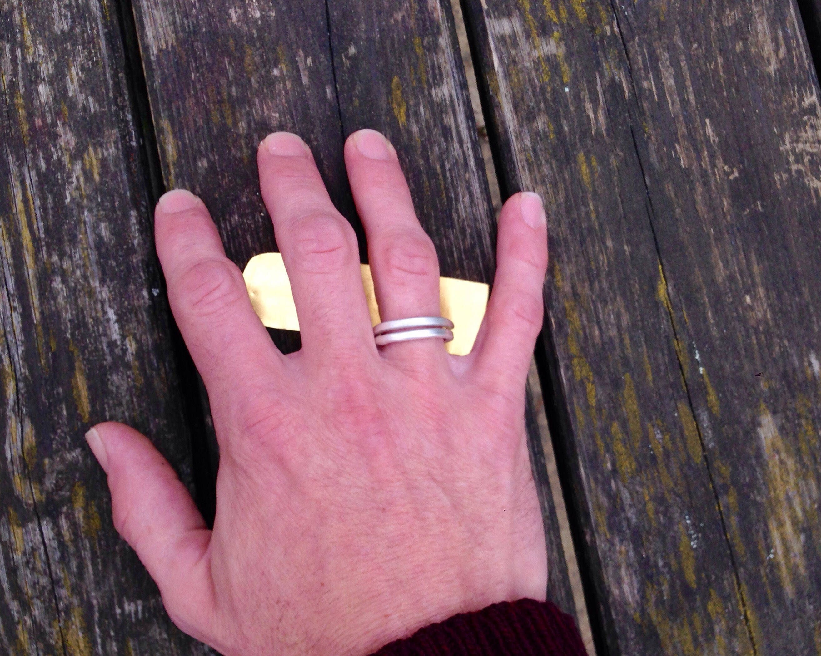Ring Money // Viking, Celtic Scandinavian // Silver Ingot Ring // Proto ...