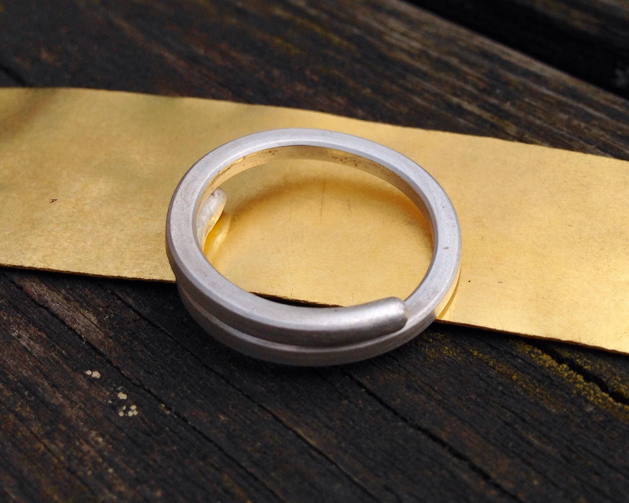 Ring Money // Viking, Celtic Scandinavian // Silver Ingot Ring // Proto ...