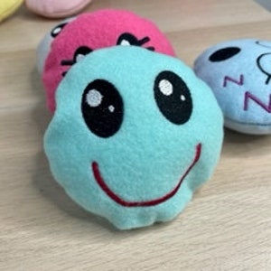 Emoji Smiley Face Stuffie Digital Embroidery File - Etsy