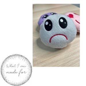 Emoji Sad Face Stuffie Digital Download Cute Plush Toy for Comfort Soft ...