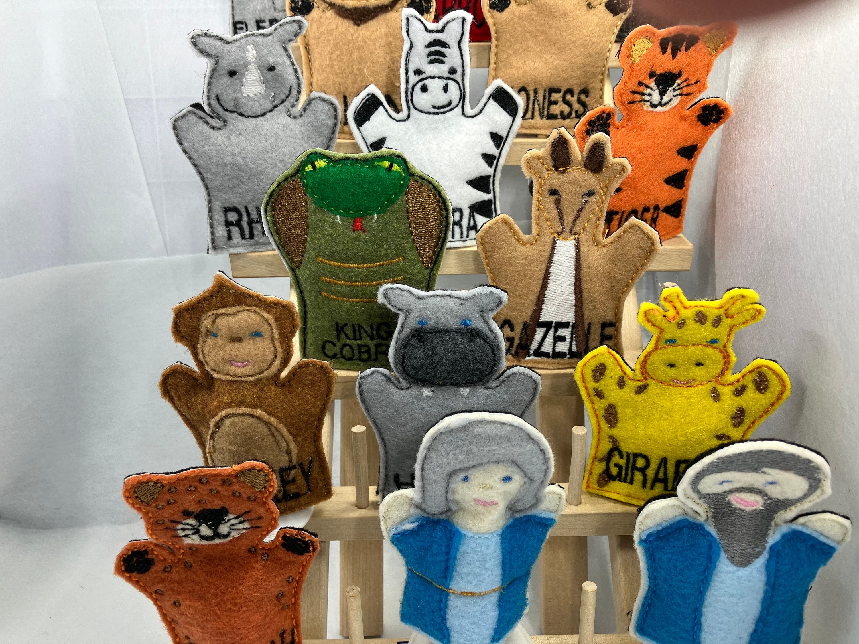 Noahs Ark Finger Puppets, Toddler Learning Toy, Preschool Learning ...