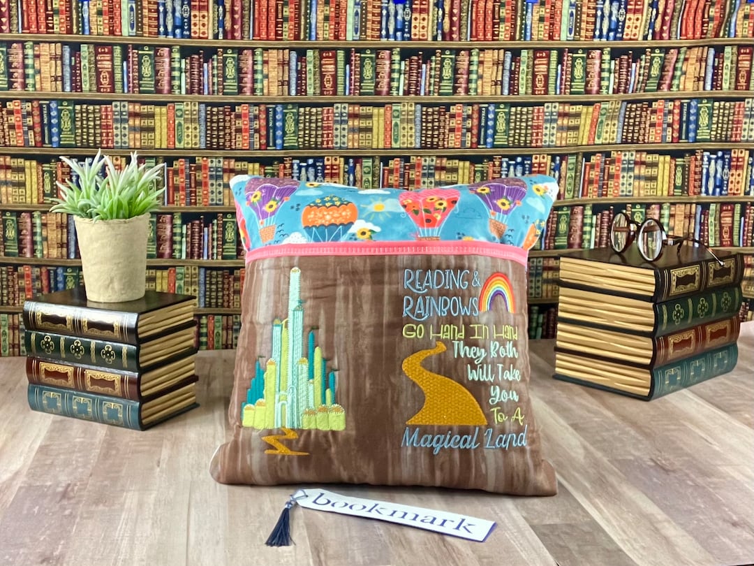 Pocket Pillow, Book Themed Gifts, Playroom Decor, Toddler Room Decor ...