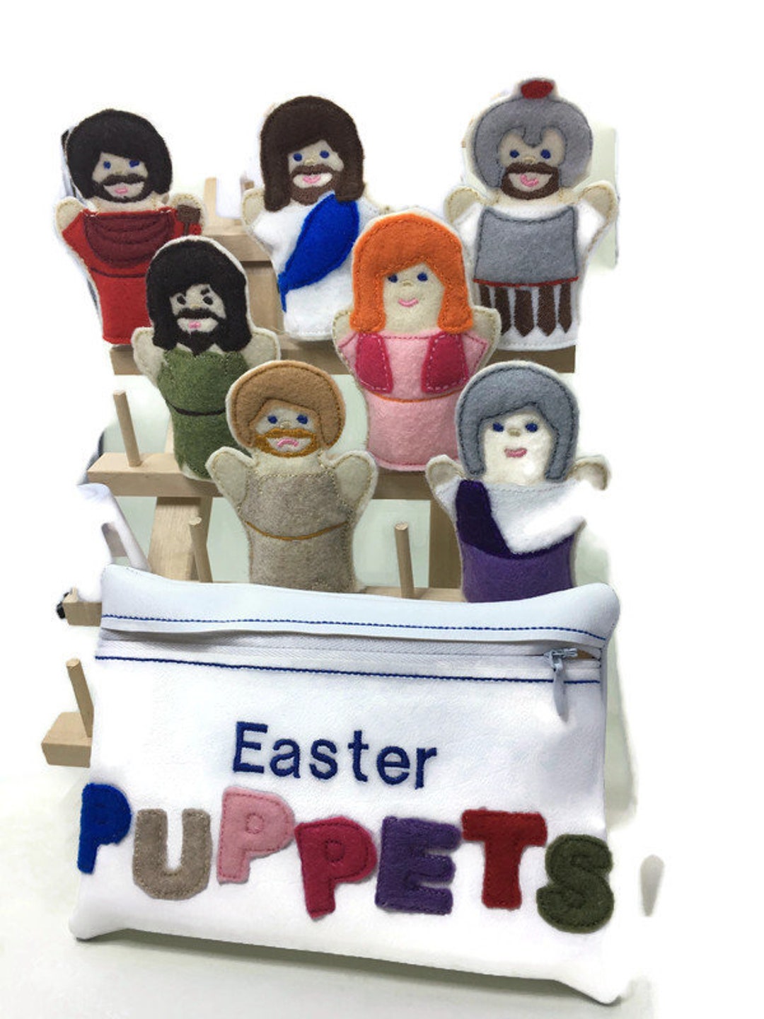Jesus Resurrection Easter Puppets/family Bible Activity Playset/ New ...
