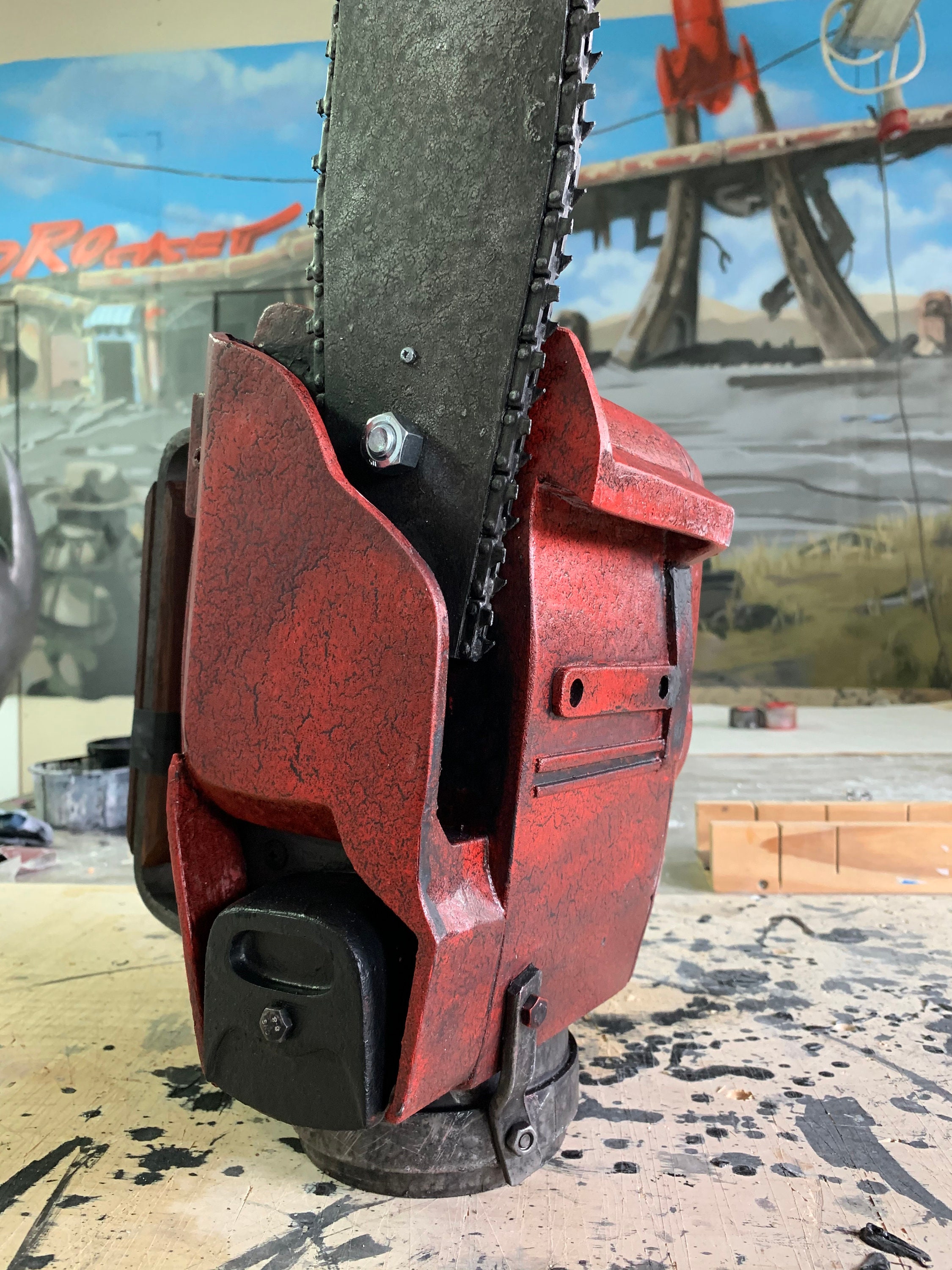 Chainsaw hand V2 inspired by Evil Dead | Etsy
