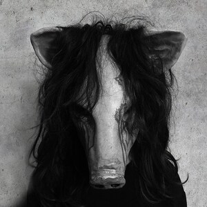 Pig Mask Horror Bloody Pig Mask - Etsy