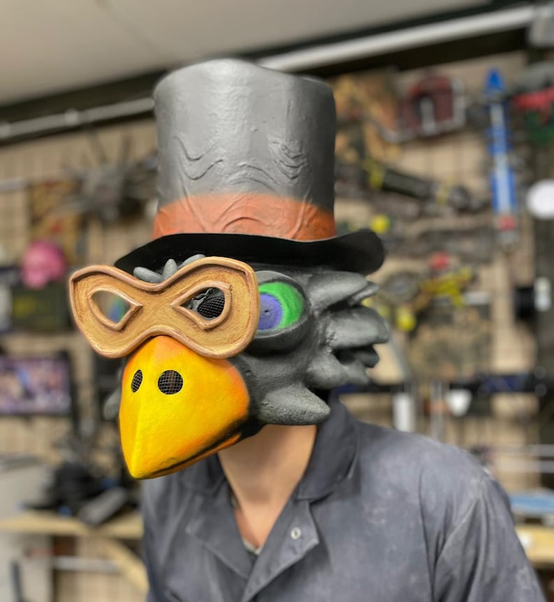 Fasnacht Raven Mask Fallout Inspired - Etsy