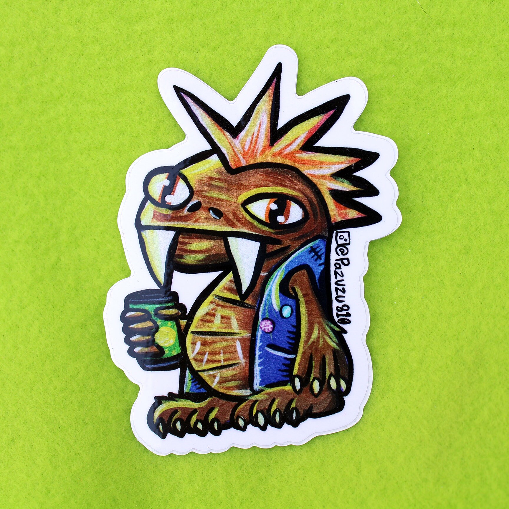 Punk Rock Flea Vinyl Sticker - Etsy