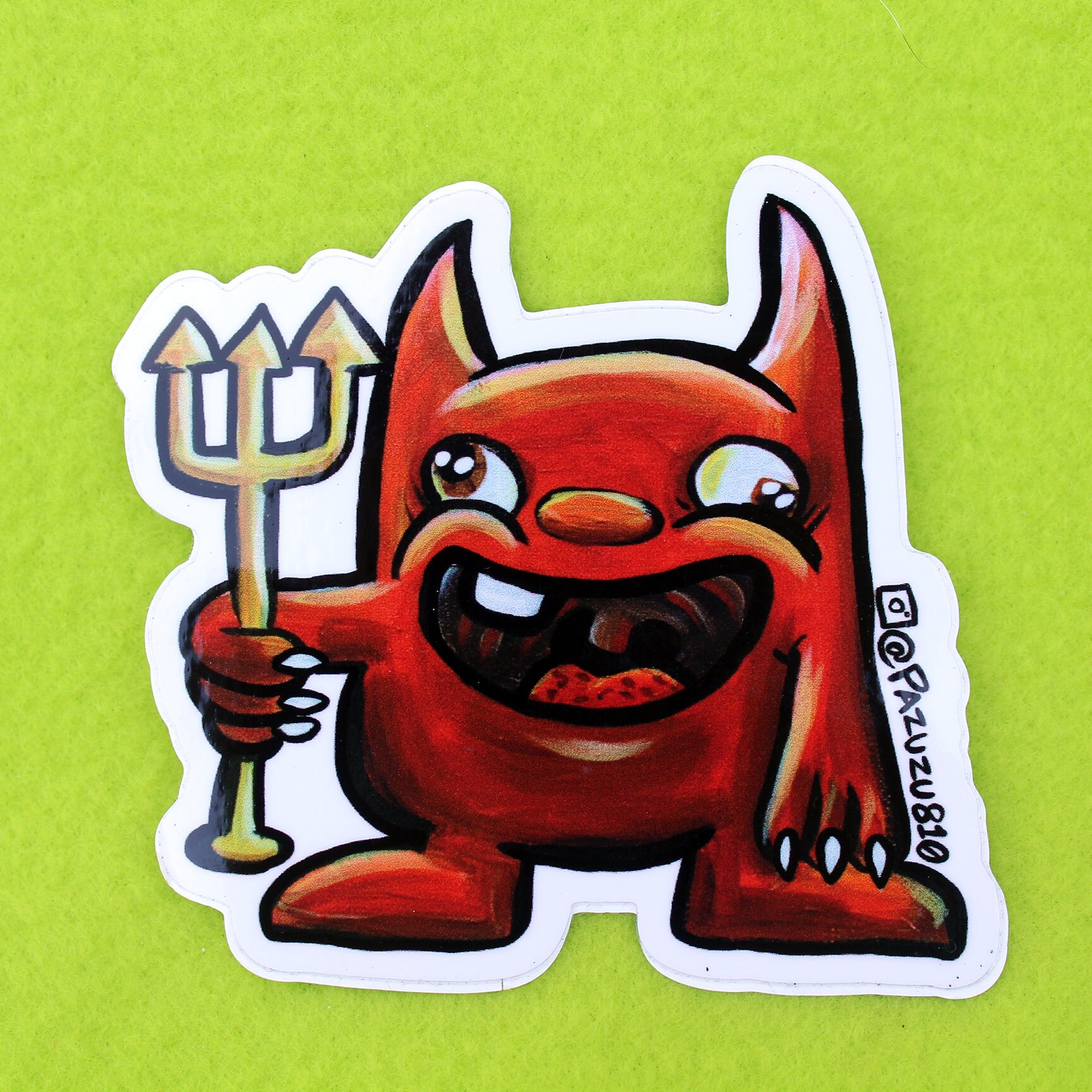 Red Devil Sticker - Etsy