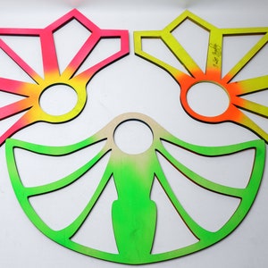 Practice Fluorescent Fans Ultra Light Pair /// FREE FAST SHIPPING ...