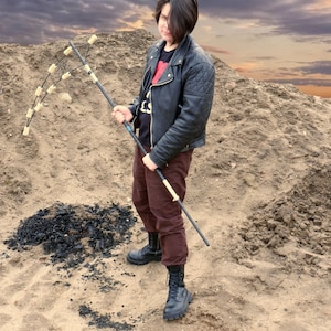 Foldable Fire Scythe Prop: Kevlar, Demountable, Travel Friendly, Fire ...