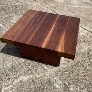 Rustic Walnut Coffee Table, Modern Coffee Table, Walnut Coffee Table - Etsy