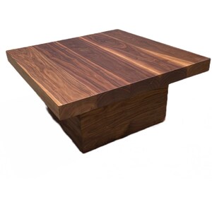 Rustic Walnut Coffee Table, Modern Coffee Table, Walnut Coffee Table - Etsy