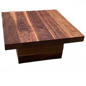 Rustic Walnut Coffee Table, Modern Coffee Table, Walnut Coffee Table - Etsy